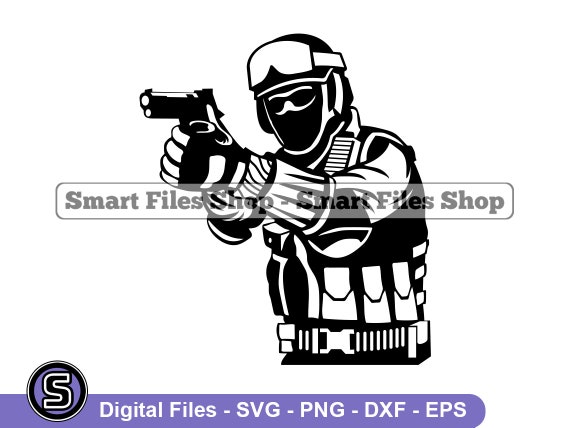 SWAT Team Officer Svg SWAT Svg Police Svg Special Forces - Etsy