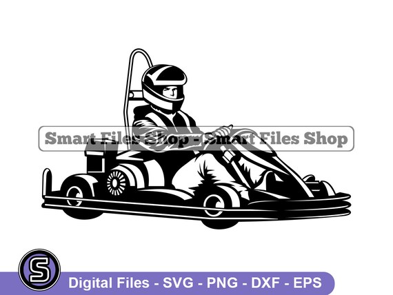 Go Kart Svg Go Kart Racing SVG Go Karting Svg Go Karts Dxf - Etsy Canada