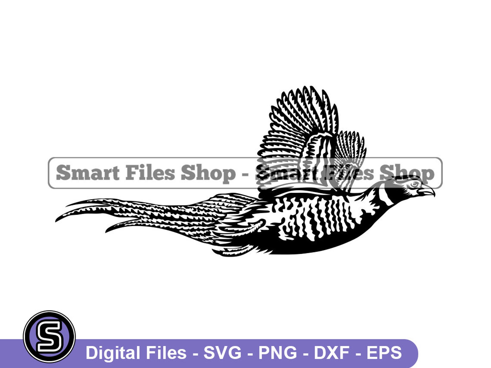 Pheasant #6 SVG, Pheasant SVG, Pheasant Dxf, Pheasant Png, Pheasant ...