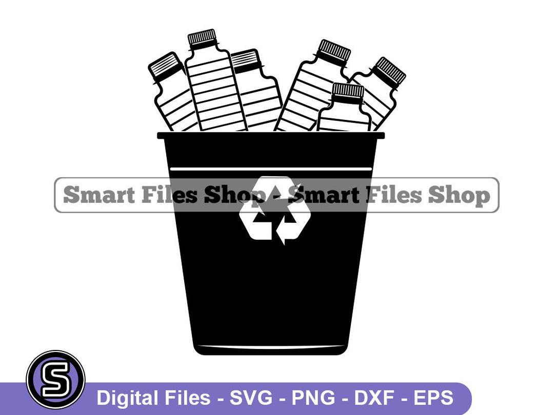 Recycling Svg, Recycle Bin Svg, Recycle Svg, Plastic Bottles Svg ...