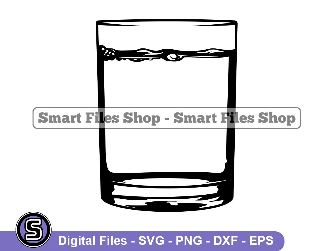 Cup of Water Svg, Water Svg, Drink Svg, Cup Svg, Water Dxf, Water Png ...