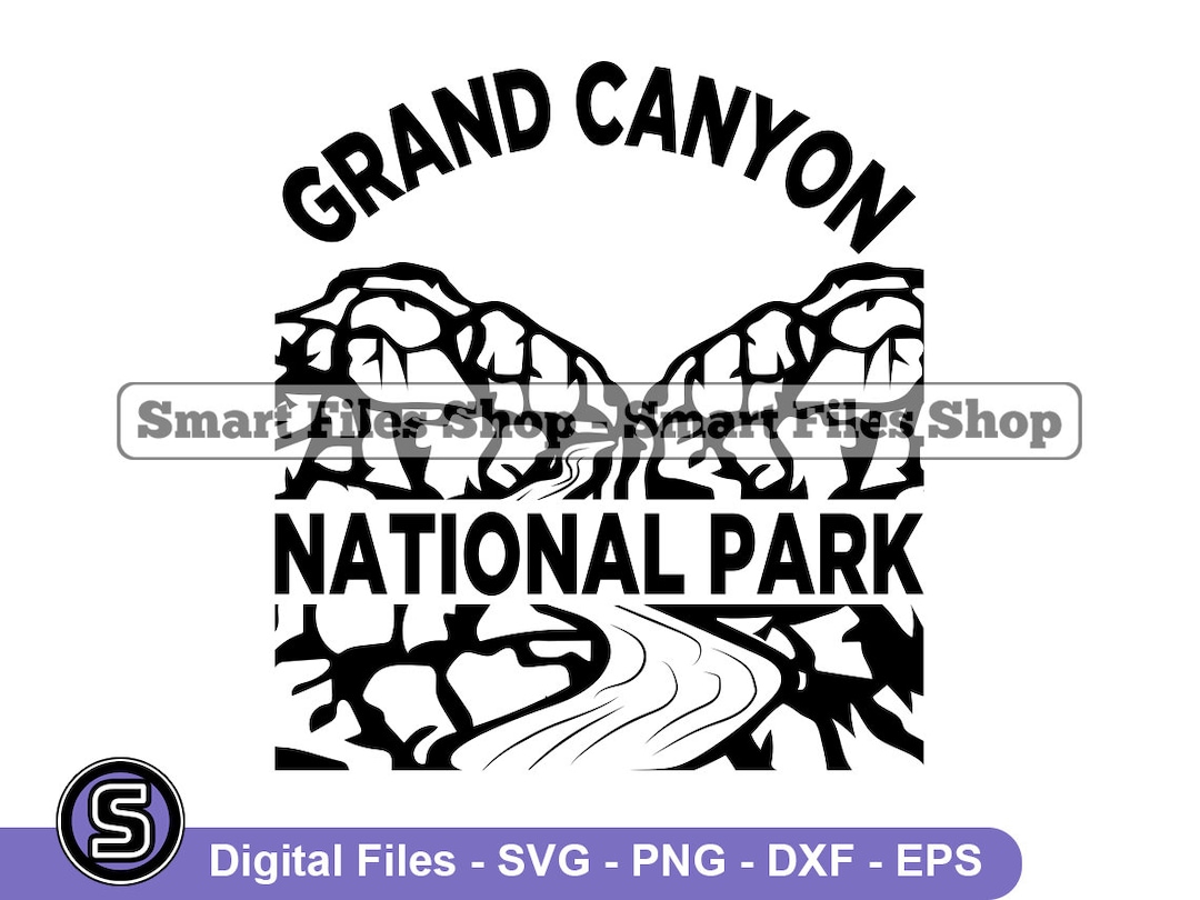 Grand Canyon #2 Svg, Canyon Svg, Grand Canyon National Park Svg, Grand ...