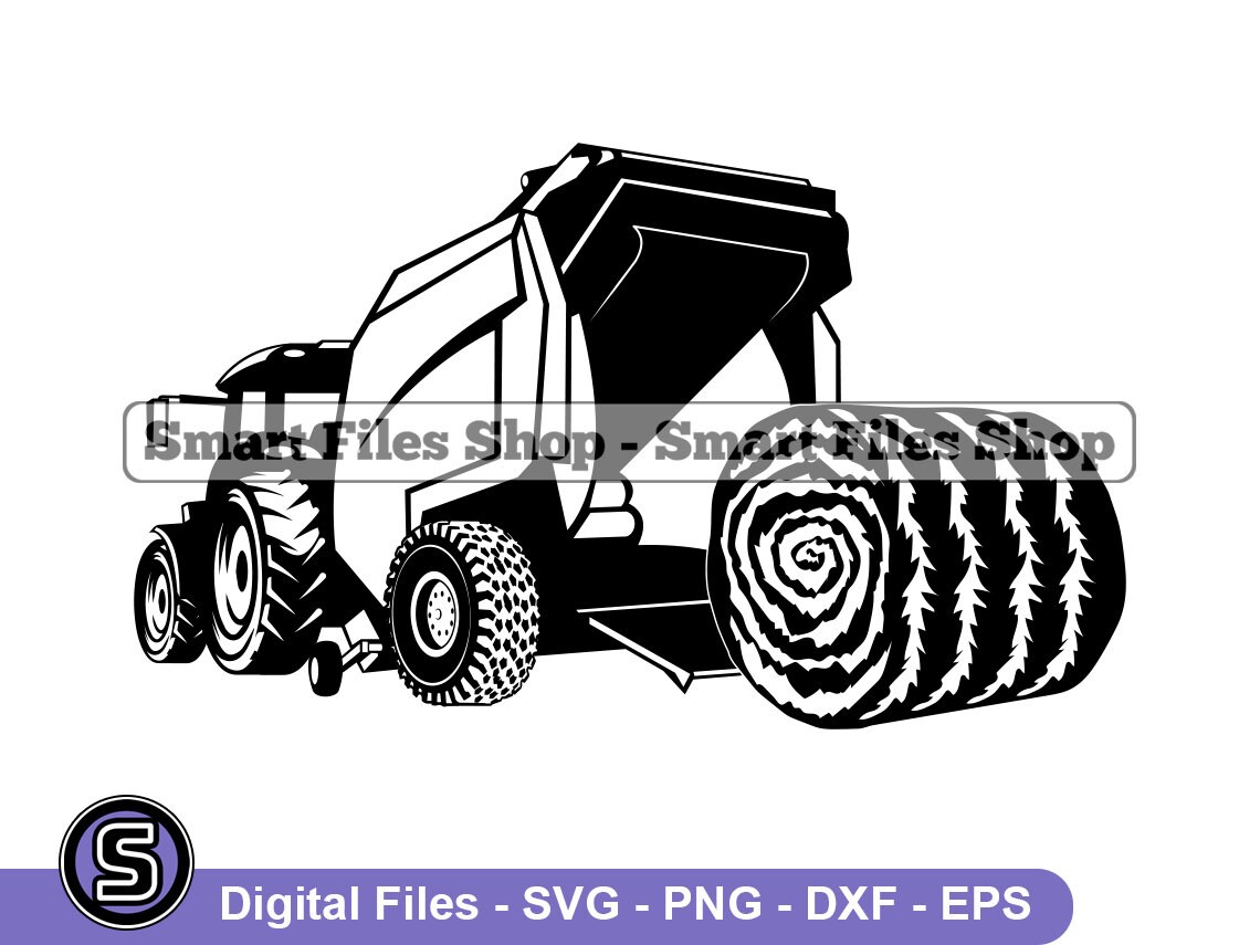Baler Svg Farmer Svg Farming Svg Baler Dxf Baler Png - Etsy UK