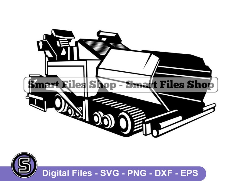 Asphalt Paver 3 Svg Heavy Equipment Svg Contractor Svg - Etsy