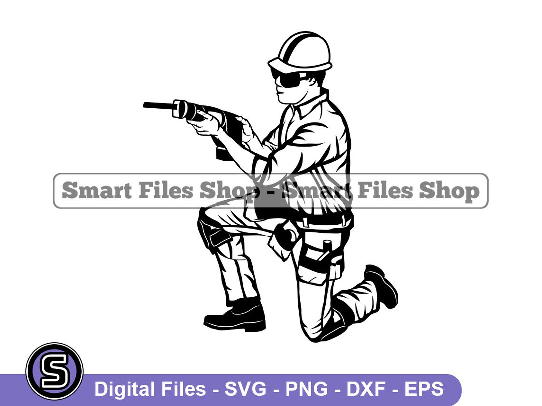 Contactor Svg, Builder Svg, Contactor Dxf, Contactor Png, Contactor ...