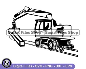 Track Skid Steer Svg, Track Skid Steer Svg, Heavy Equipment Svg, Track ...