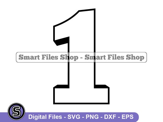 Numero Uno SVG 3D Numero 1 Svg Numero 1 Dxf Numero 1 Png - Etsy Italia