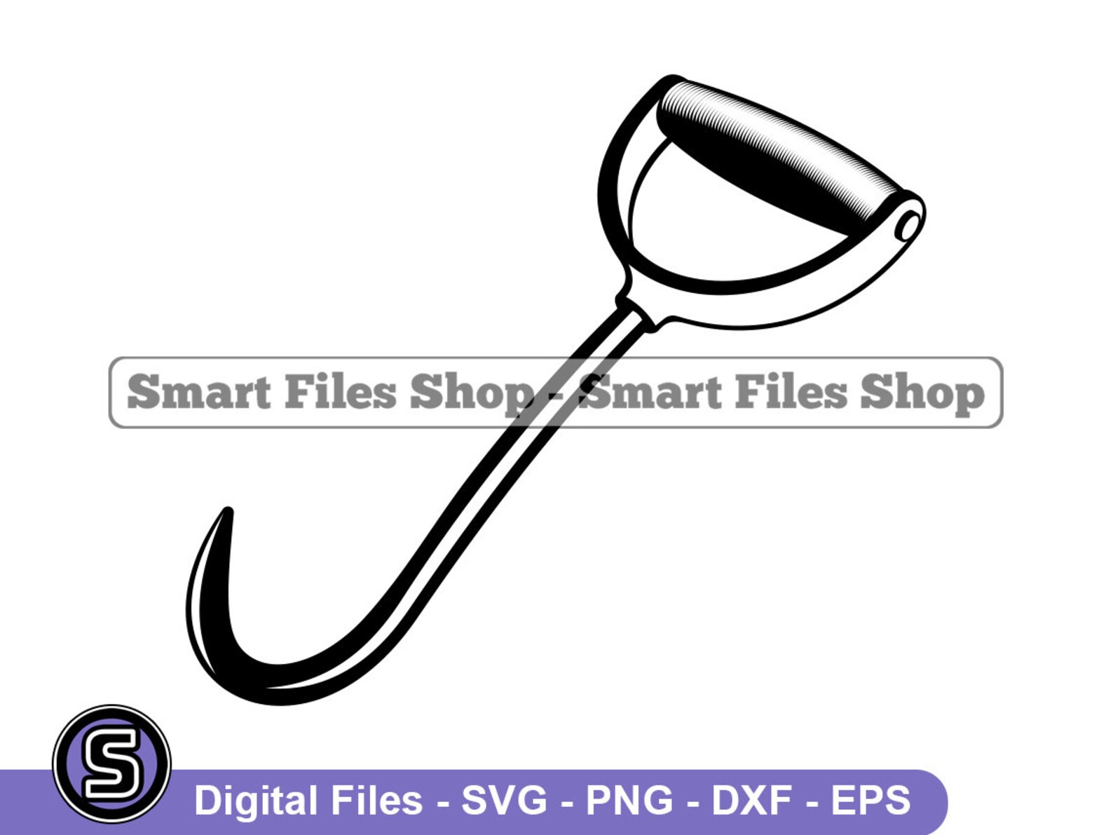 Hay Hook Svg Farming Svg Gardening Svg Hay Hook Dxf Hay - Etsy