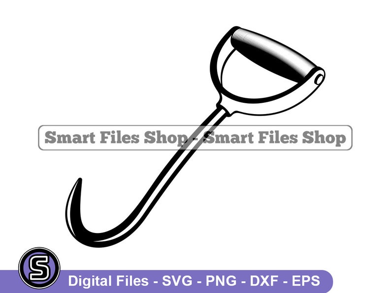 Hay Hook Svg Farming Svg Gardening Svg Hay Hook Dxf Hay - Etsy