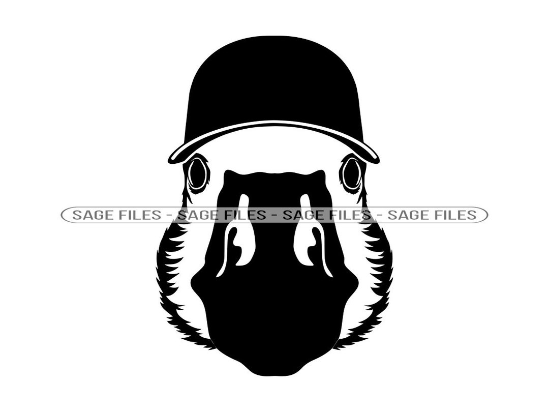 Goose in Baseball Cap Svg, Goose Svg, Baseball Svg, Baseball Mascot Svg ...