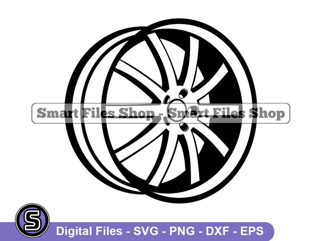 Car Rim Svg, Car Svg, Car Mechanic Svg, Car Rim Dxf, Car Rim Png, Car ...