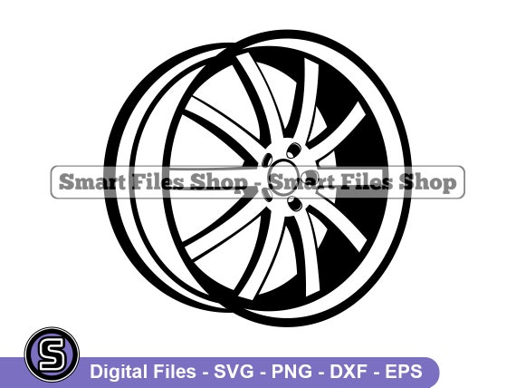 Car Rim Svg Car Svg Car Mechanic Svg Car Rim Dxf Car Rim - Etsy Finland