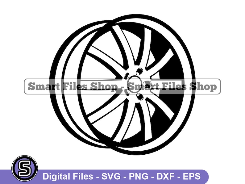 Car Rim Svg, Car Svg, Car Mechanic Svg, Car Rim Dxf, Car Rim Png, Car ...