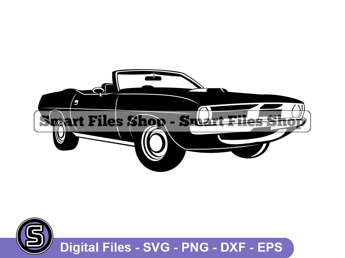 Covertible Muscle Car Svg Muscle Car Svg Sports Car Svg - Etsy