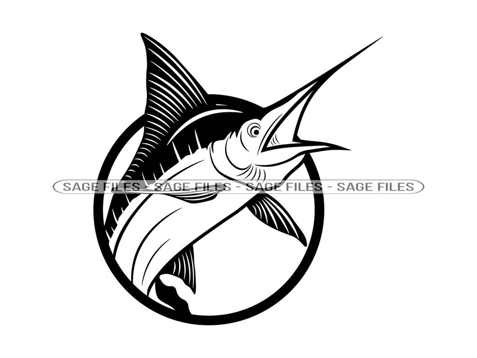 Marlin Logo Svg Marlin Svg Fishing Svg Fish Svg Marlin - Etsy