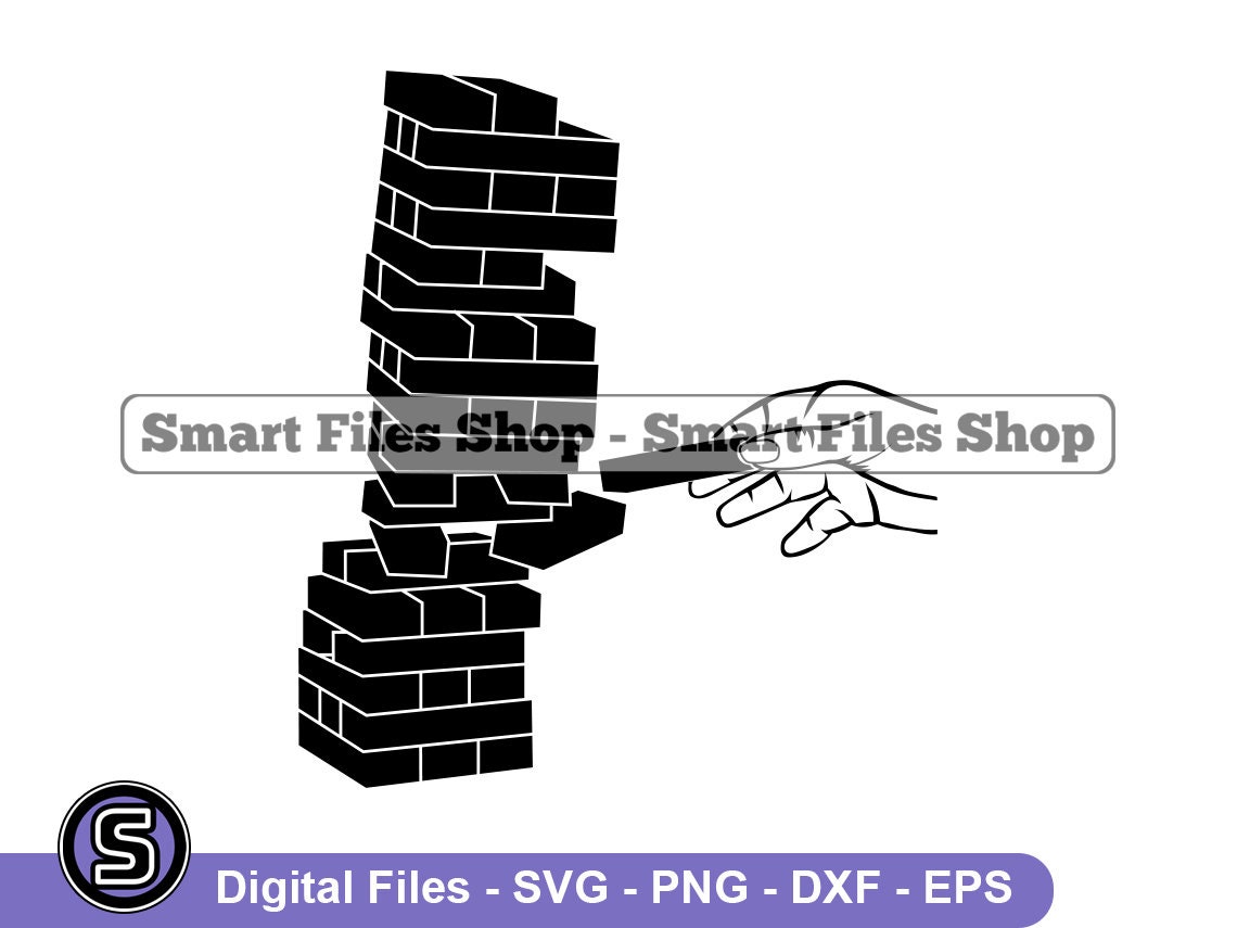 Wooden Blocks 2 Svg Stacking Game Svg Game Blocks Svg | Etsy