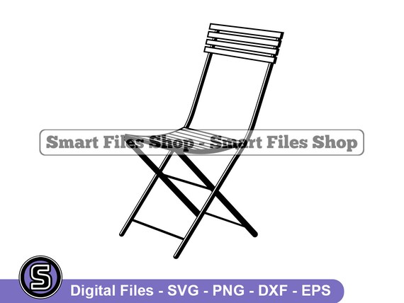 Foldable Chair Svg Chair Svg Picnic Svg Chair Dxf Chair | Etsy