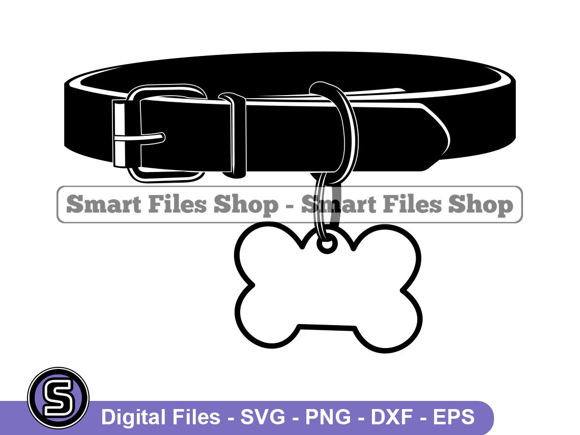 Dog Collar Svg, Pet Collar Svg, Dog Collar Dxf, Dog Collar Png, Dog ...