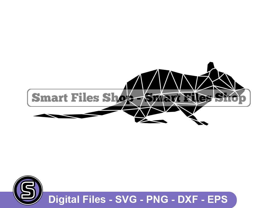 Geometric Mouse Svg Mouse Svg Geometric Animals Svg Animals - Etsy