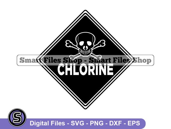 Chlorine Sign Svg Chlorine Svg Chemical Svg Cleaning Svg | Etsy