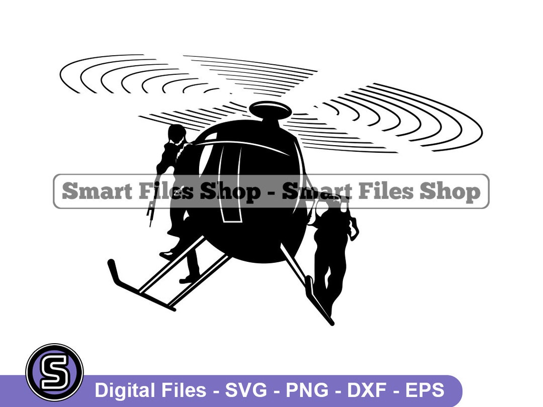Special Forces Helicopter Svg, Special Forces Svg, SWAT Svg, Soldiers ...