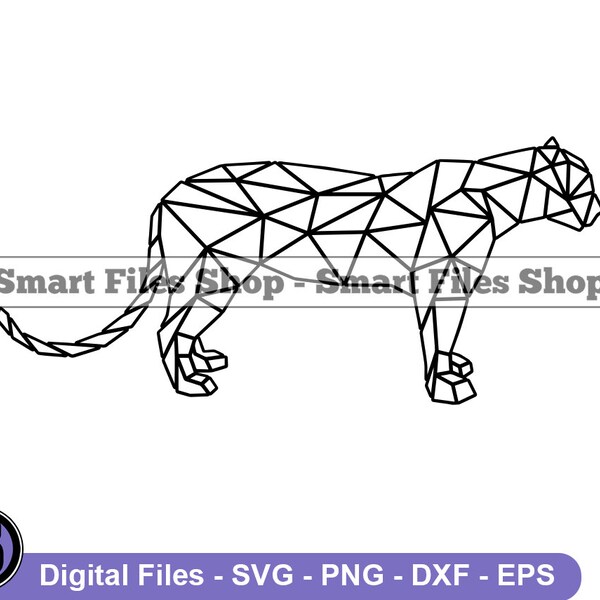 Panther Outline Dxf - Etsy