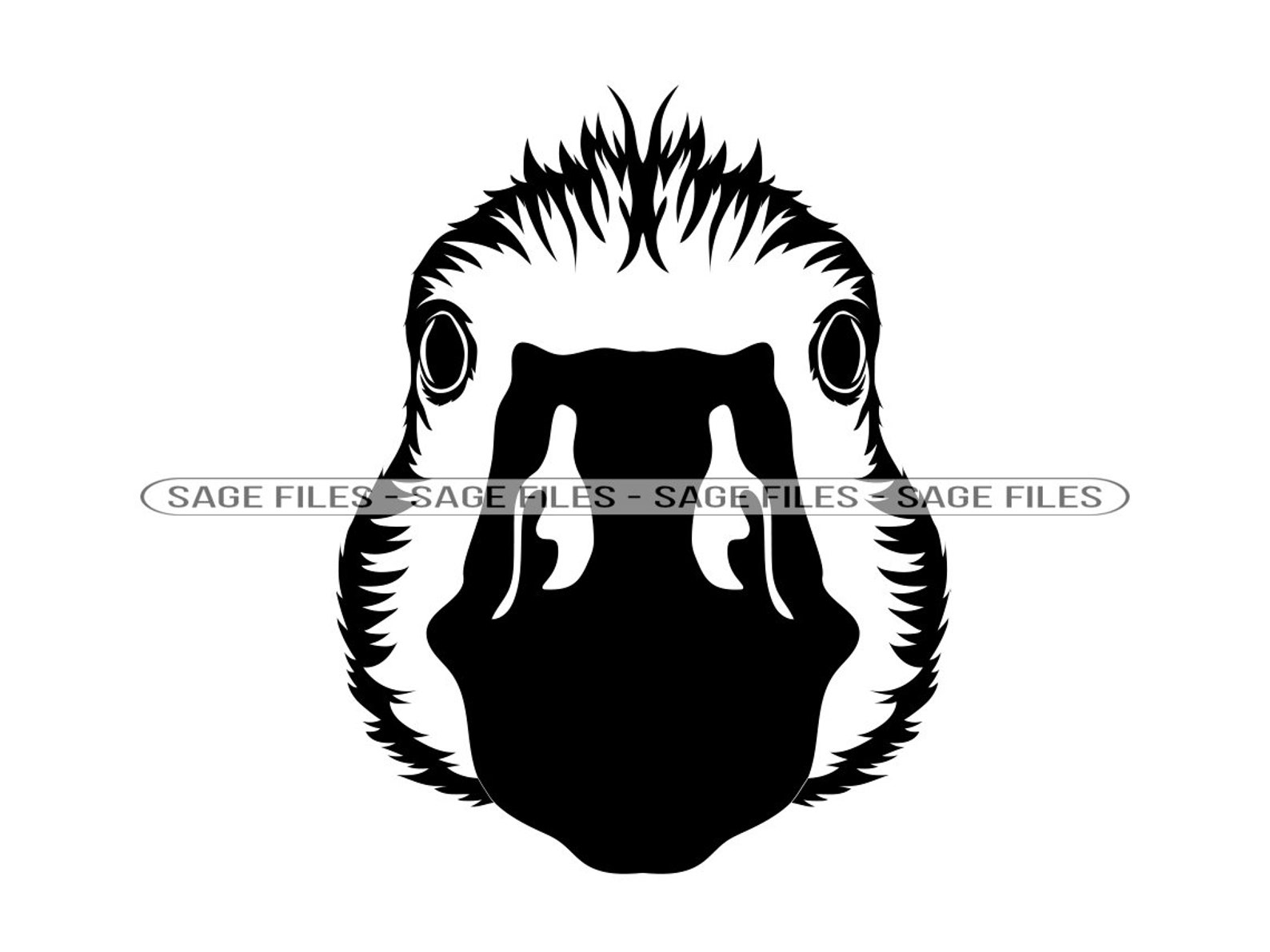 Goose Mascot SVG Goose Face SVG Goose Head Svg Goose Svg - Etsy