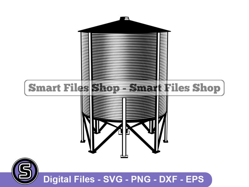Bulk Feed Silo 2 Svg Farm Svg Farming Svg Bulk Feed Silo - Etsy