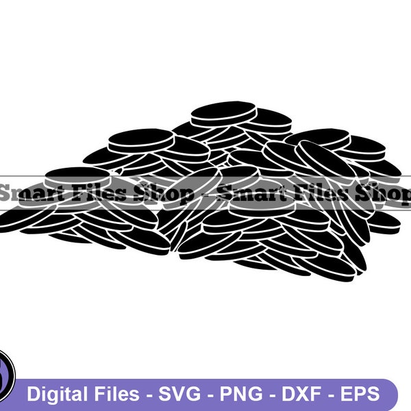 Gold Coin Dxf - Etsy