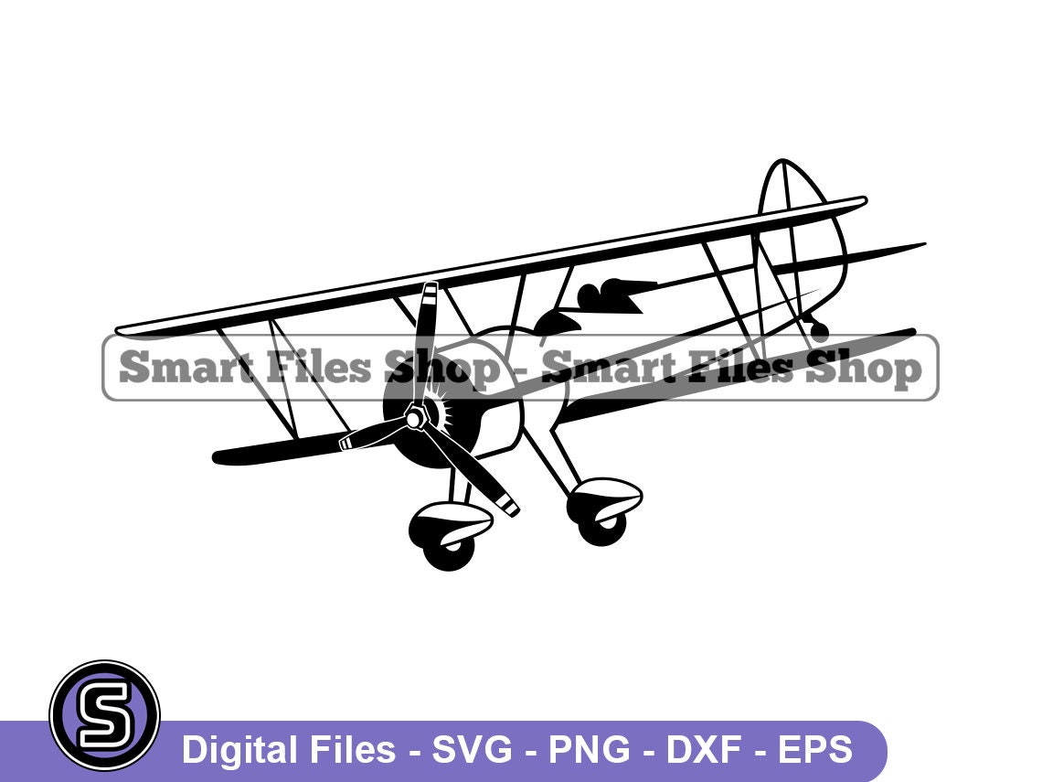 Propeller Airplane 3 Svg Airplane Svg Aircraft Svg - Etsy