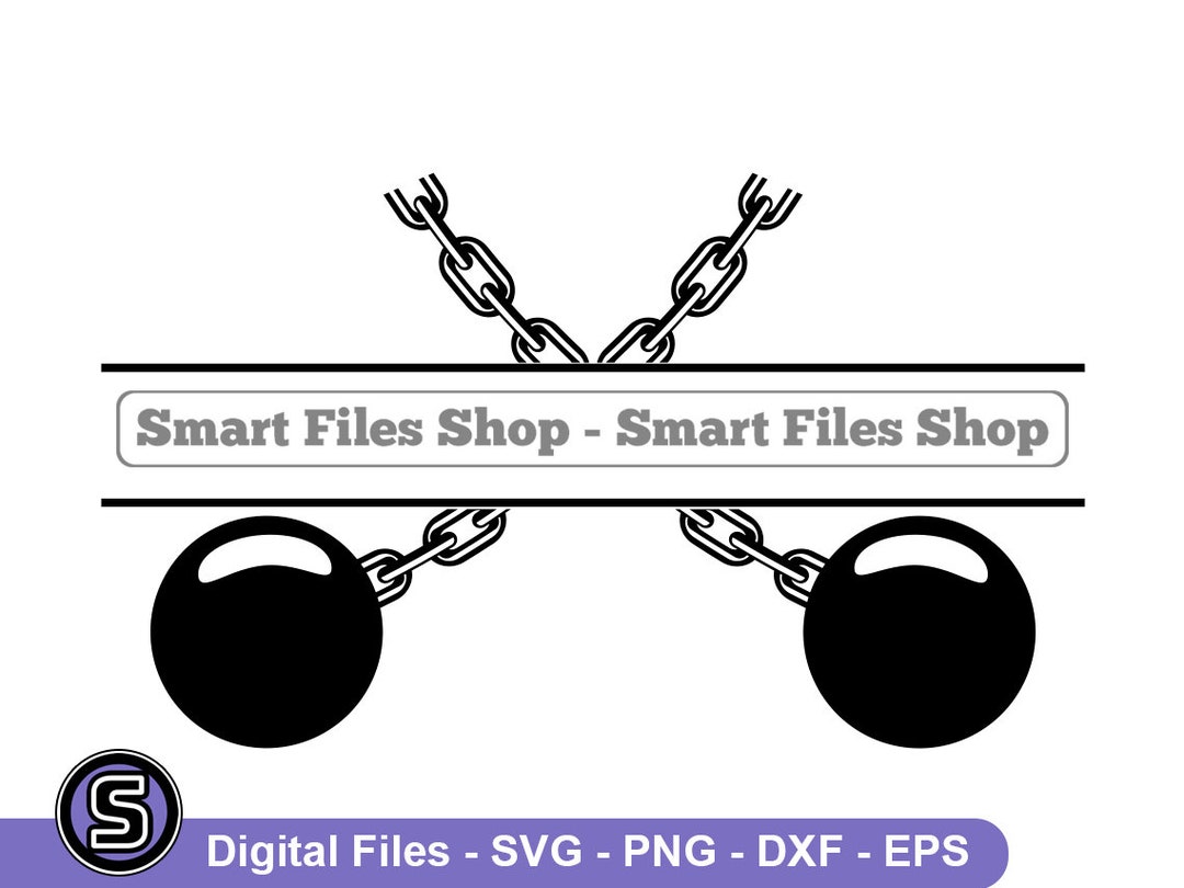 Wrecking Ball Logo Split Monogram SVG, Wrecking Ball Svg, Demolition ...