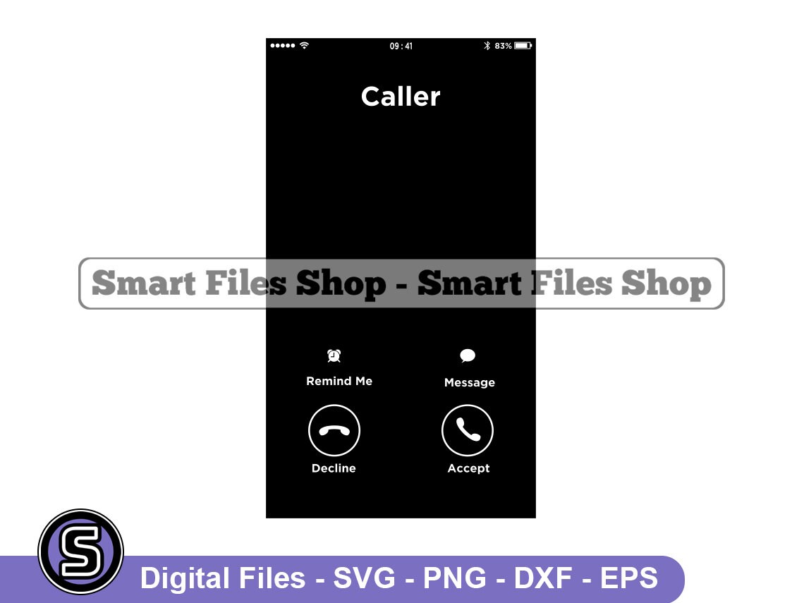 Incoming Call SVG Phone Svg Smartphone Svg Calling Svg | Etsy