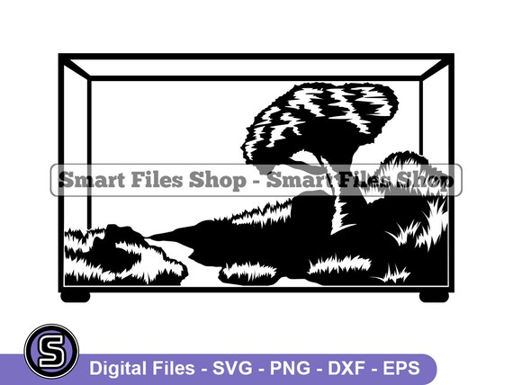 Aquascaping Svg Aquarium Svg Aquascaping Dxf Aquascaping | Etsy