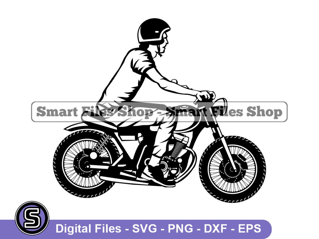 Motorcycle Rider 14 Svg, Motorcycling Svg, Motorbike Svg, Motorcycle ...