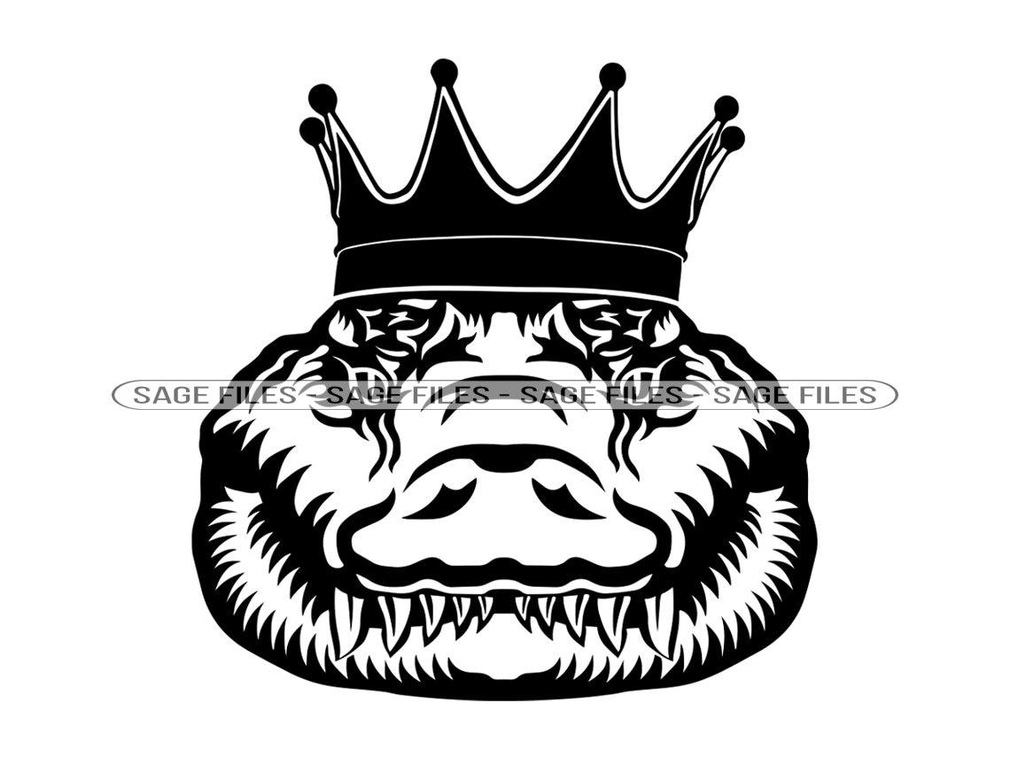 Crocodile in Crown SVG Crocodile SVG Alligator Svg King - Etsy