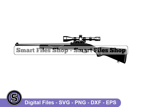 Sniper Rifle Svg Sniper Svg Sniper Rifle Dxf Sniper Rifle | Etsy