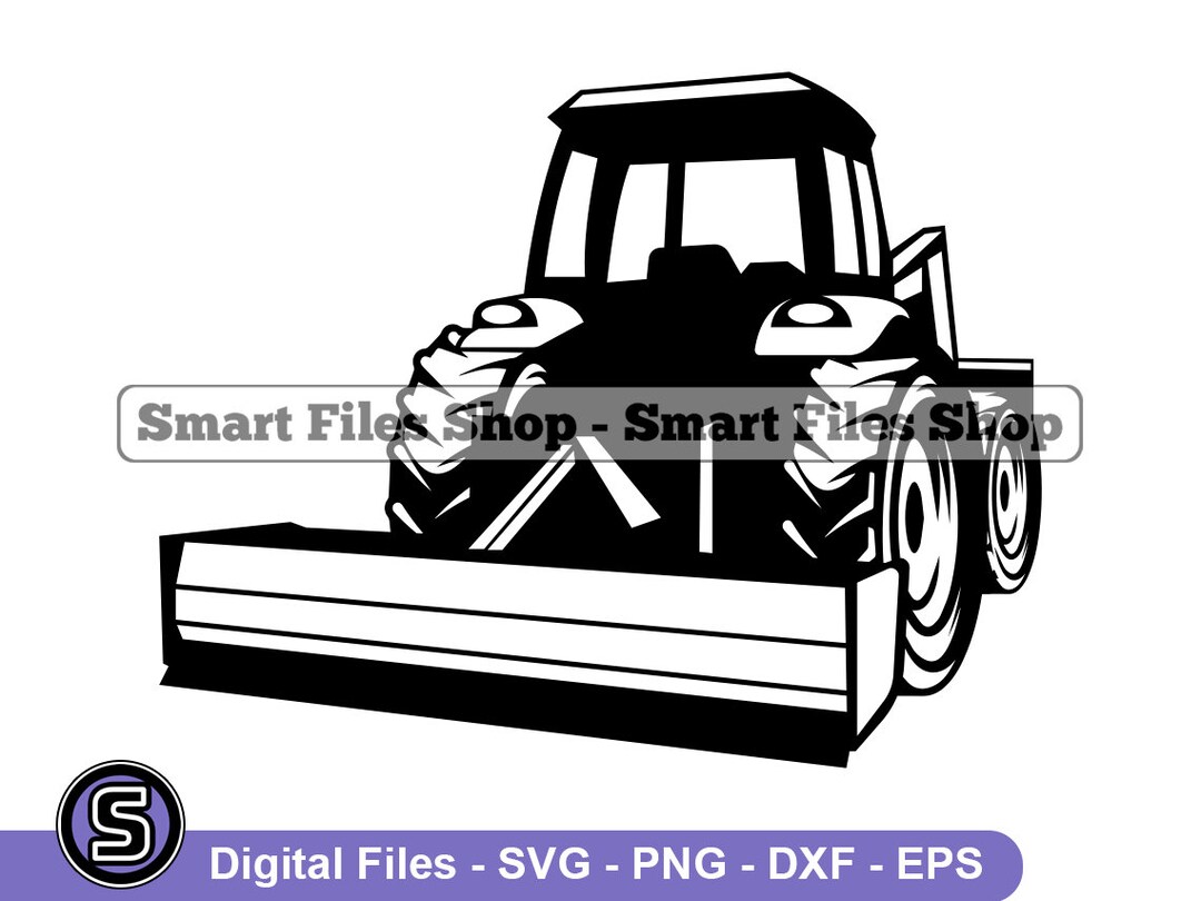 Tractor Box Blade Svg, Tractor Svg, Tractor Dxf, Tractor Png, Tractor ...