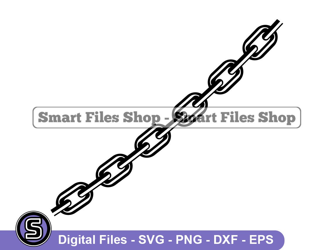 Chain Svg Chain Design Svg Chain Dxf Chain Png Chain | Etsy