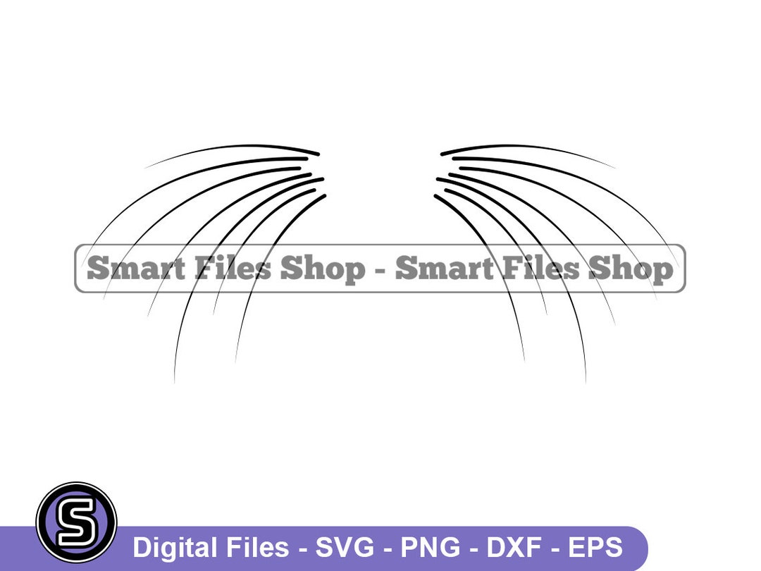 Whiskers #2 SVG, Whiskers SVG, Whiskers Dxf, Whiskers Png, Whiskers ...