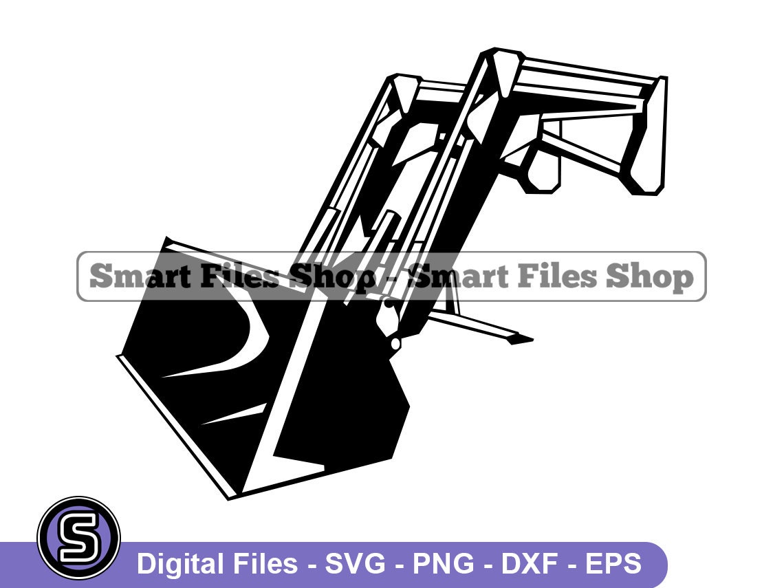 Front Loader Piece Svg Tractor Svg Tractor Parts Svg - Etsy