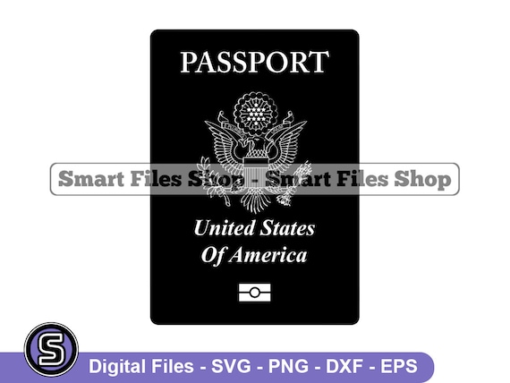 US Passport 3 Svg USA Passport Svg Passport Svg American | Etsy