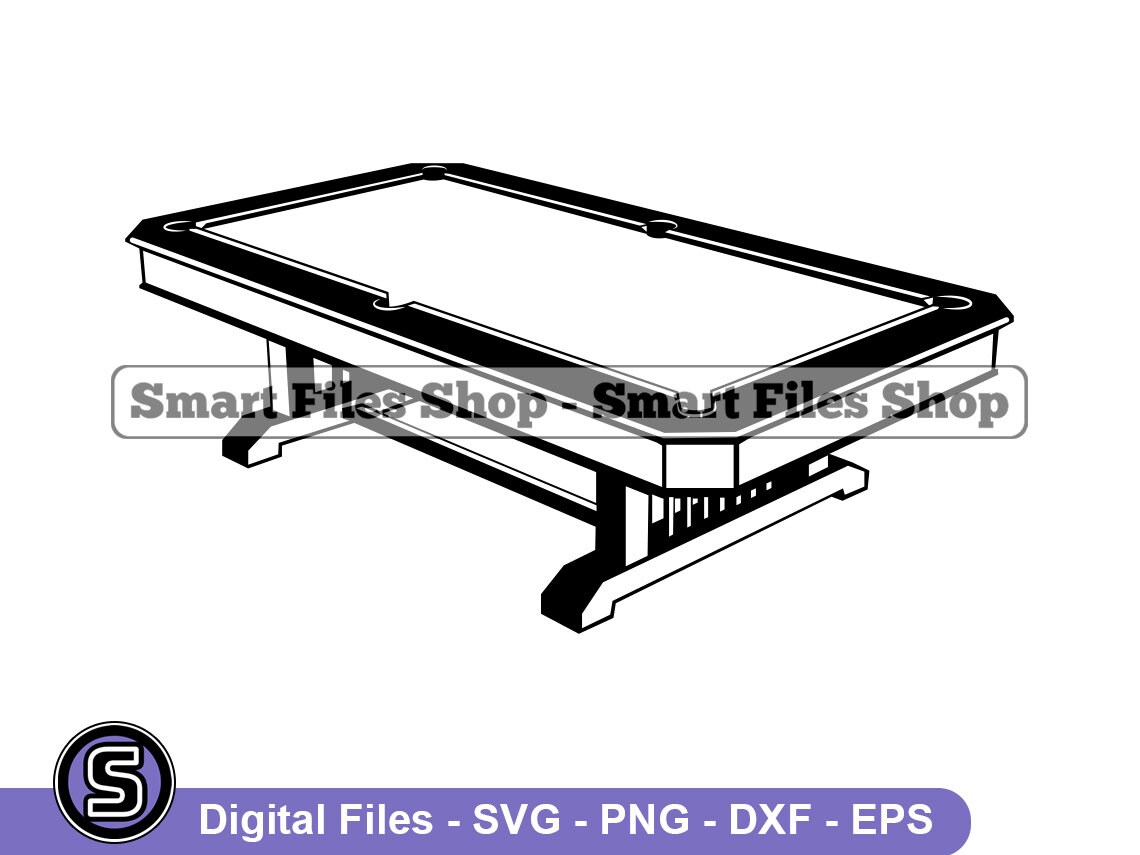 Billiard Table Svg Billiards Svg Pool Table Svg Billiard - Etsy