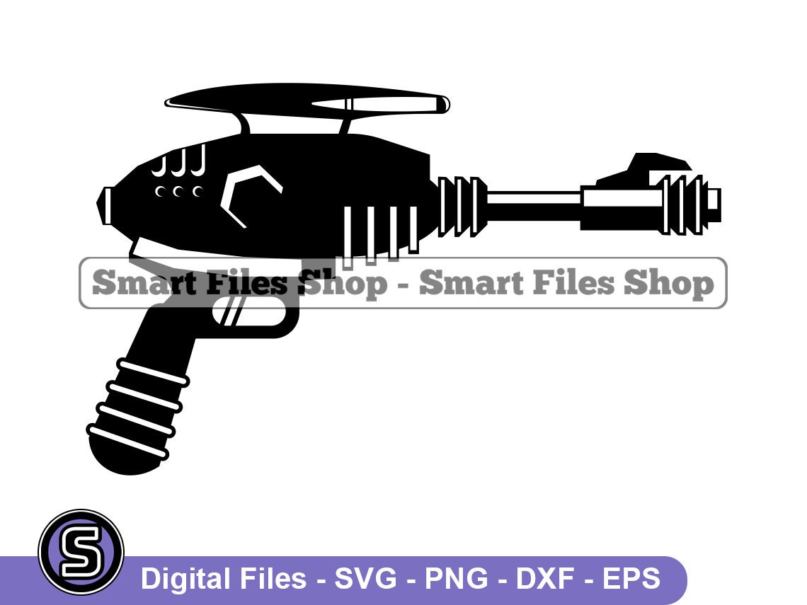 Alien With Gun Clipart