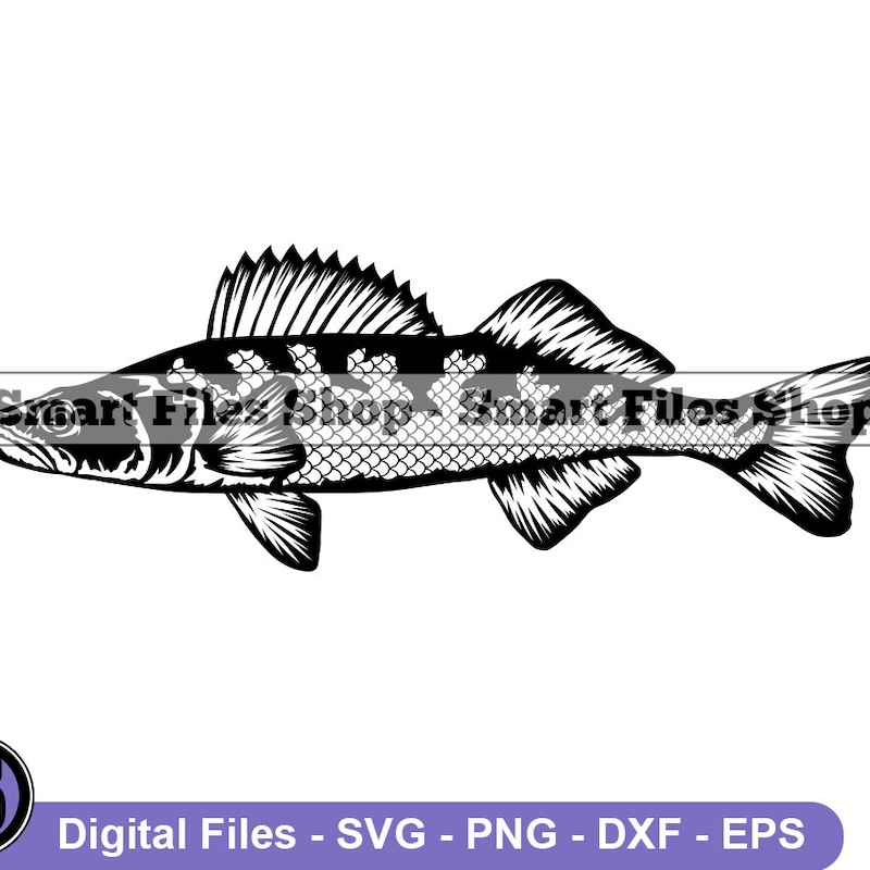 Walleye Png - Etsy