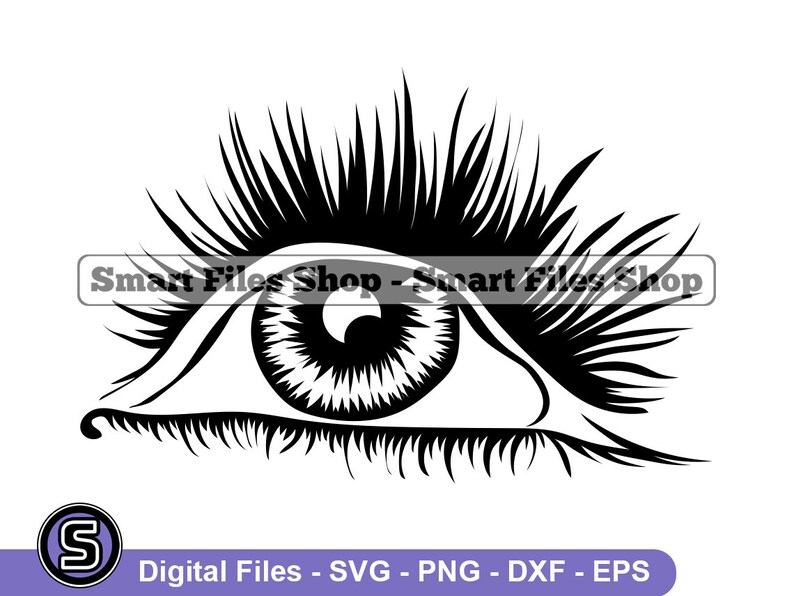Eye Svg, Brow Svg, Looking Svg, Eye Dxf, Eye Png, Eye Clipart, Eye ...