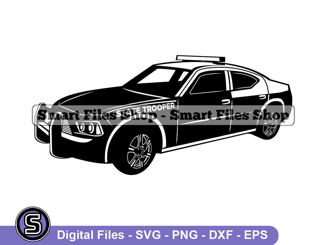 State Trooper Car 4 Svg, Trooper Svg, State Trooper Svg, Police Svg ...