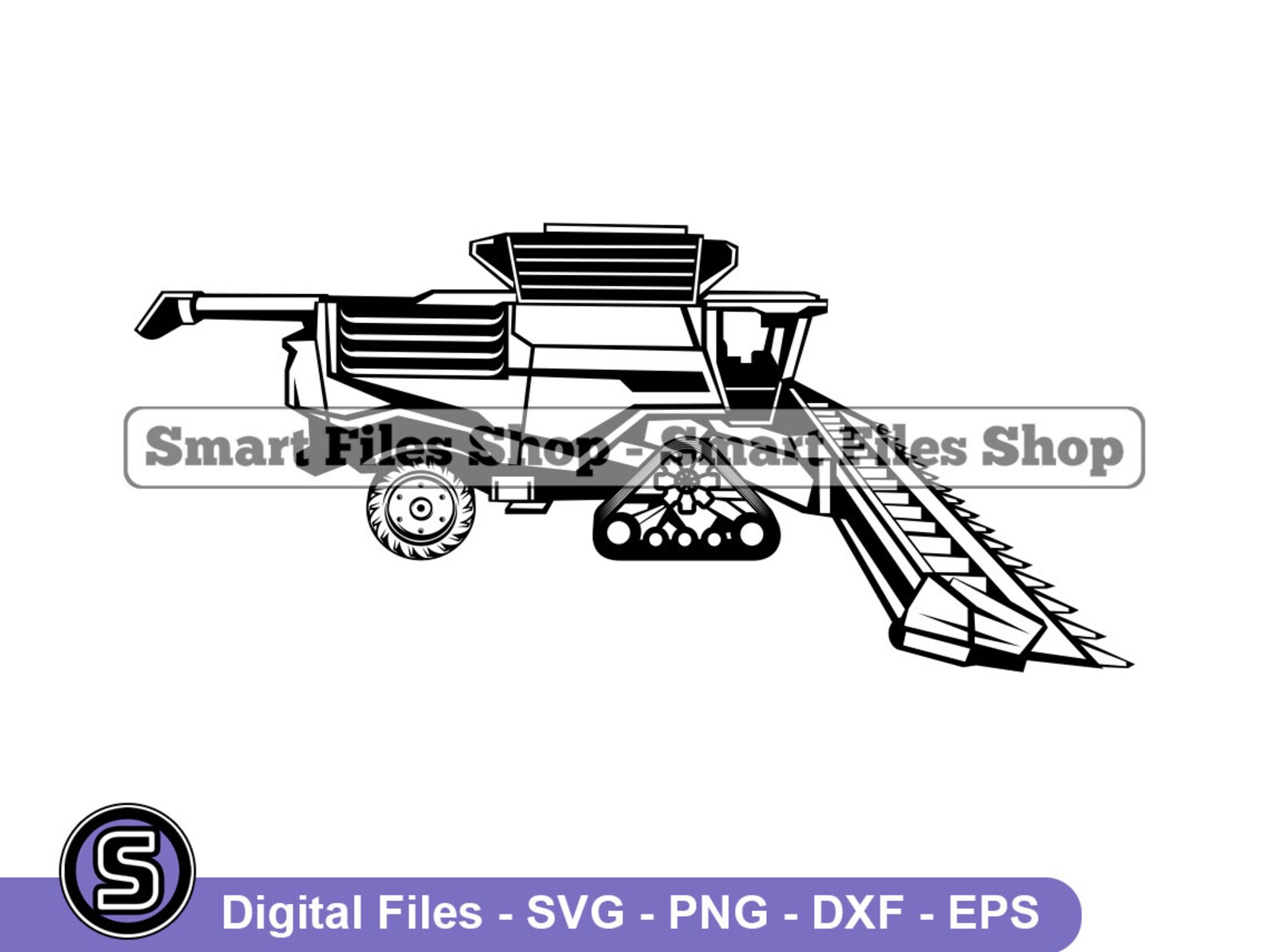 Combine Harvester 2 Svg Combine Harvesting Svg Harvester - Etsy