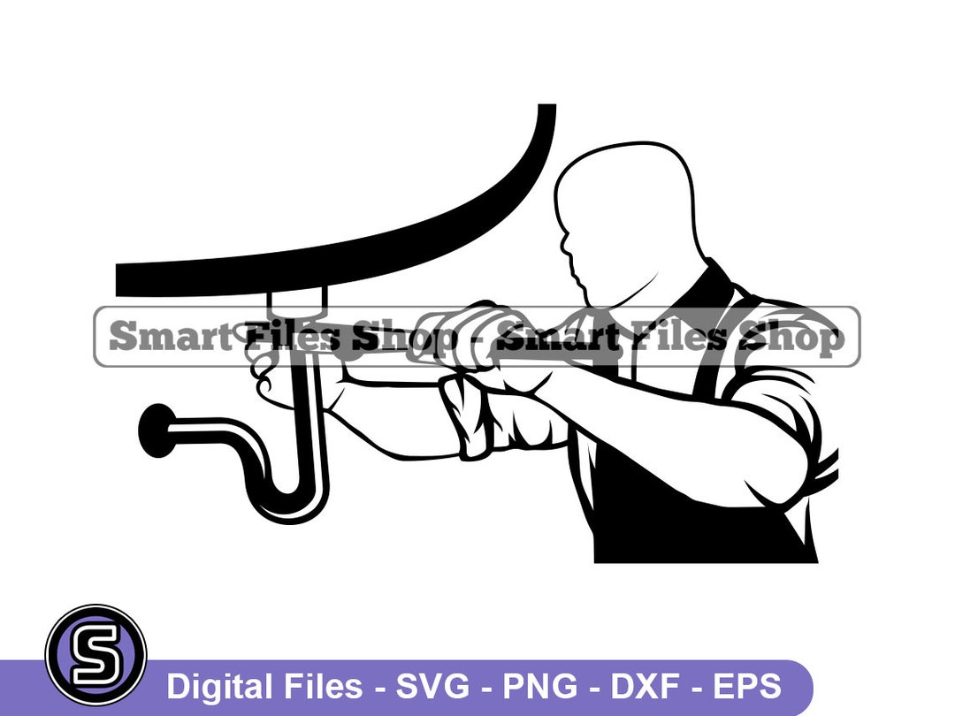 Plumber 12 Svg, Plumber Svg, Plumbing Svg, Plumber Dxf, Plumber Png ...