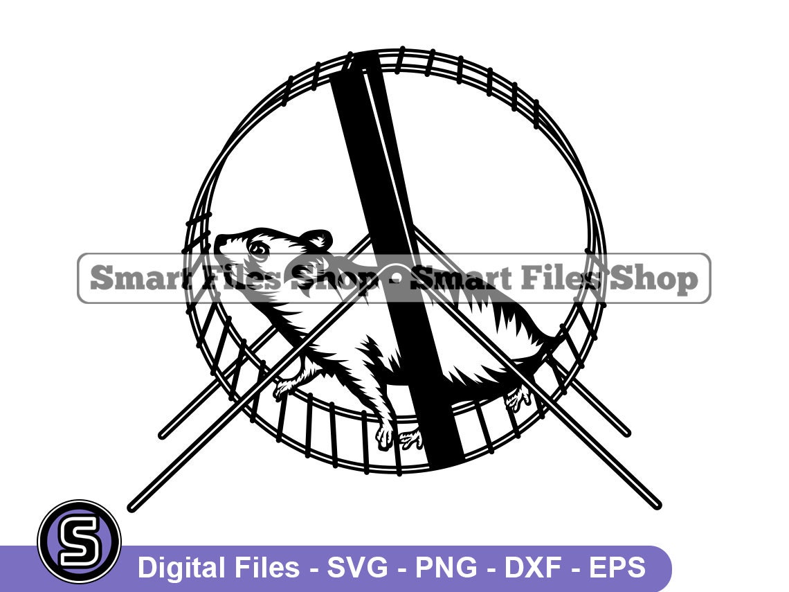 Hamster in Wheel SVG Hamster SVG Pet SVG Animals Svg - Etsy