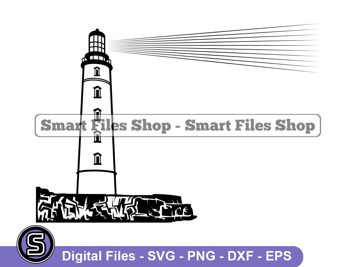 Lighthouse SVG Nautical Svg Lighthouse Dxf Lighthouse Png | Etsy